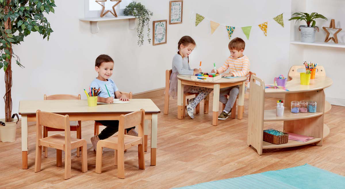 Small Rectangular Table Height Adjustable by Millhouse